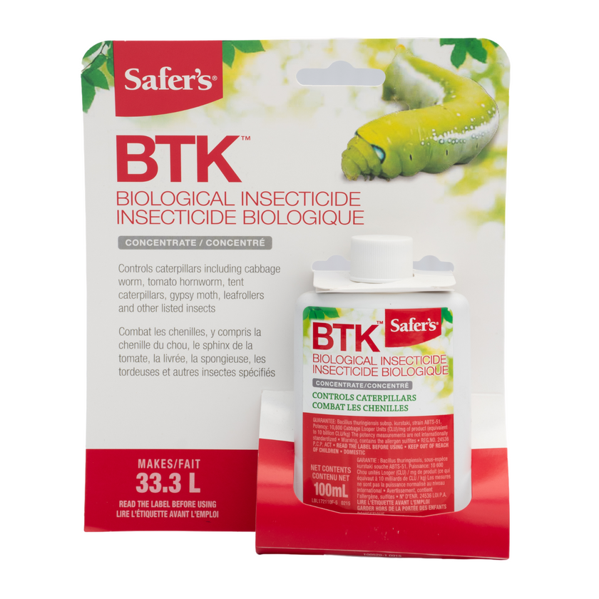 Biological insecticide BTK – Serres Lavoie